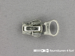 Ritsschuiver - voor zware blokjesrits - Nr.8 - zilver kopen ...