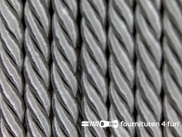 Viscose meubel koord - 5mm - midden grijs kopen? Fournituren4fun